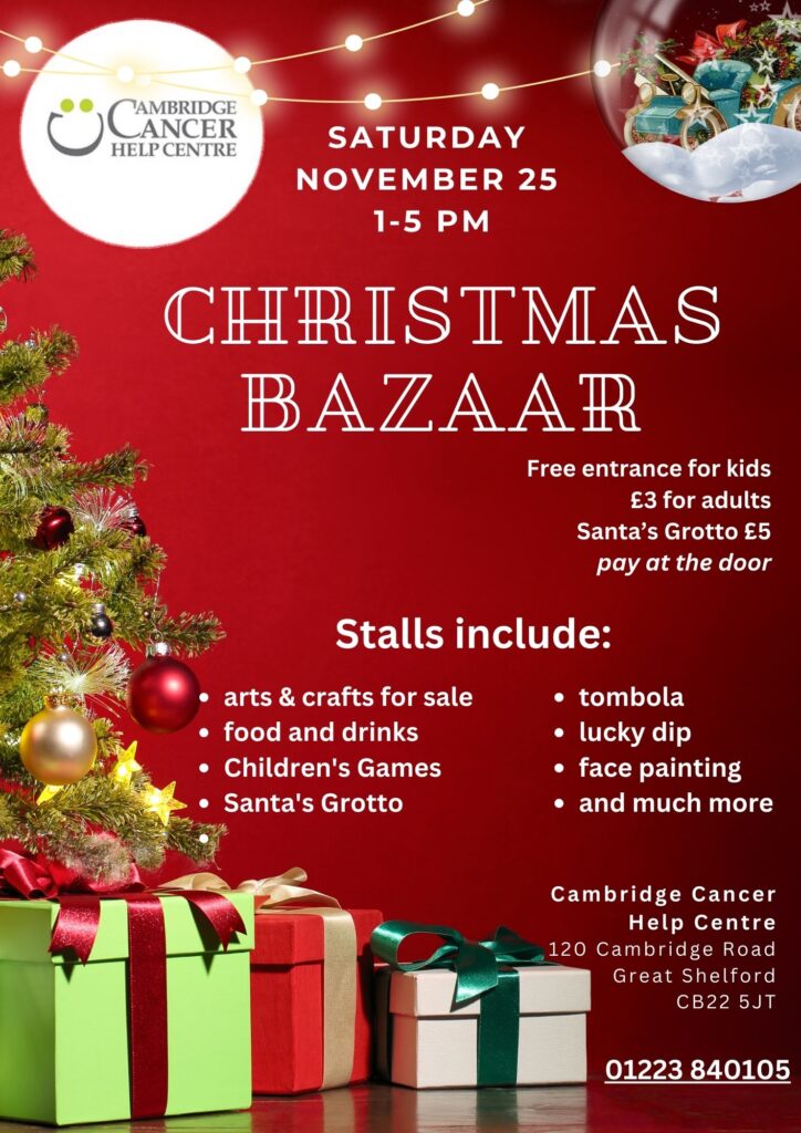 Join us for our Christmas Bazaar on Saturday 25th November 2023 from ...